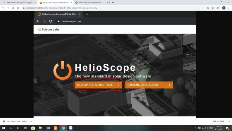 Helioscope: Hướng dẫn từng bước cho thiết kế PV mặt trời